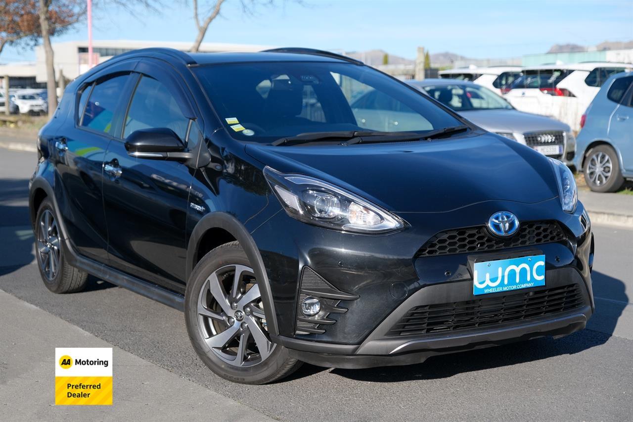 2020 Toyota Aqua 1.5lt Hybrid Crossover with TSS on handshake