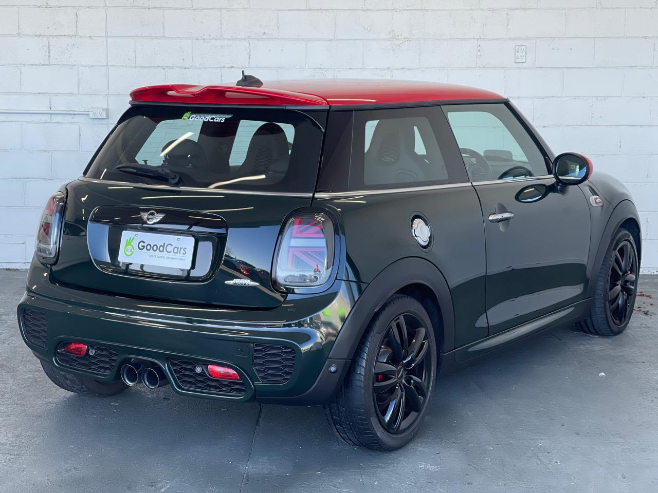2017 Mini Cooper John Cooper Works JCW on handshake