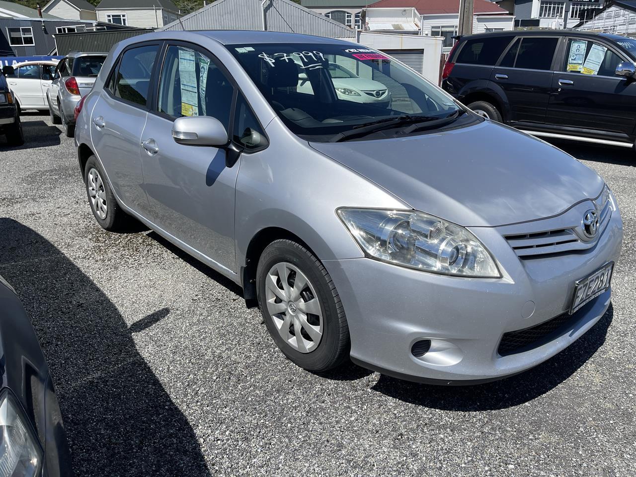 2011 Toyota COROLLA 1.8P GX HATCH 5 4A on handshake
